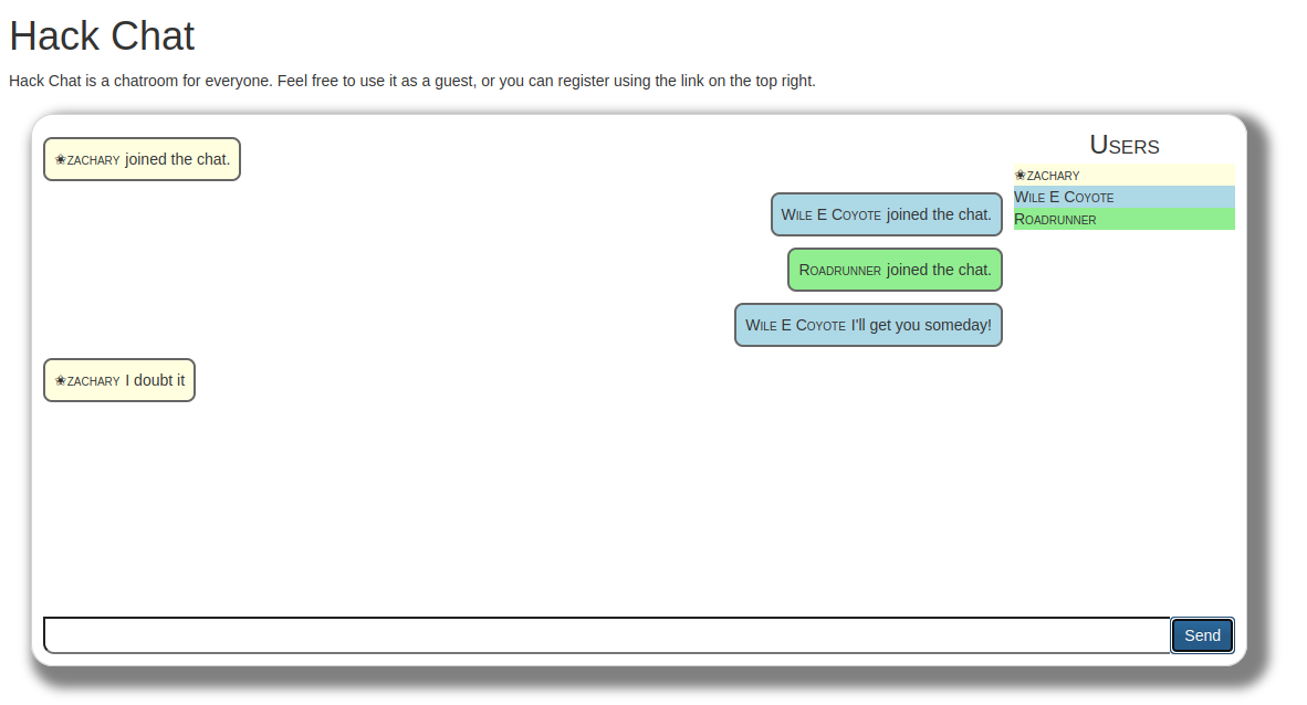 Hack-A-Day: Hack-A-Chat